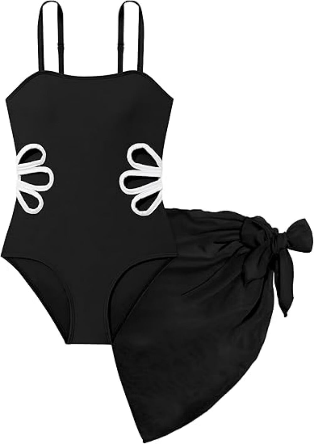 Kuleyang Girls Swimsuit Quick Dry Girls' One-Piece Swimwear Adjustable ...