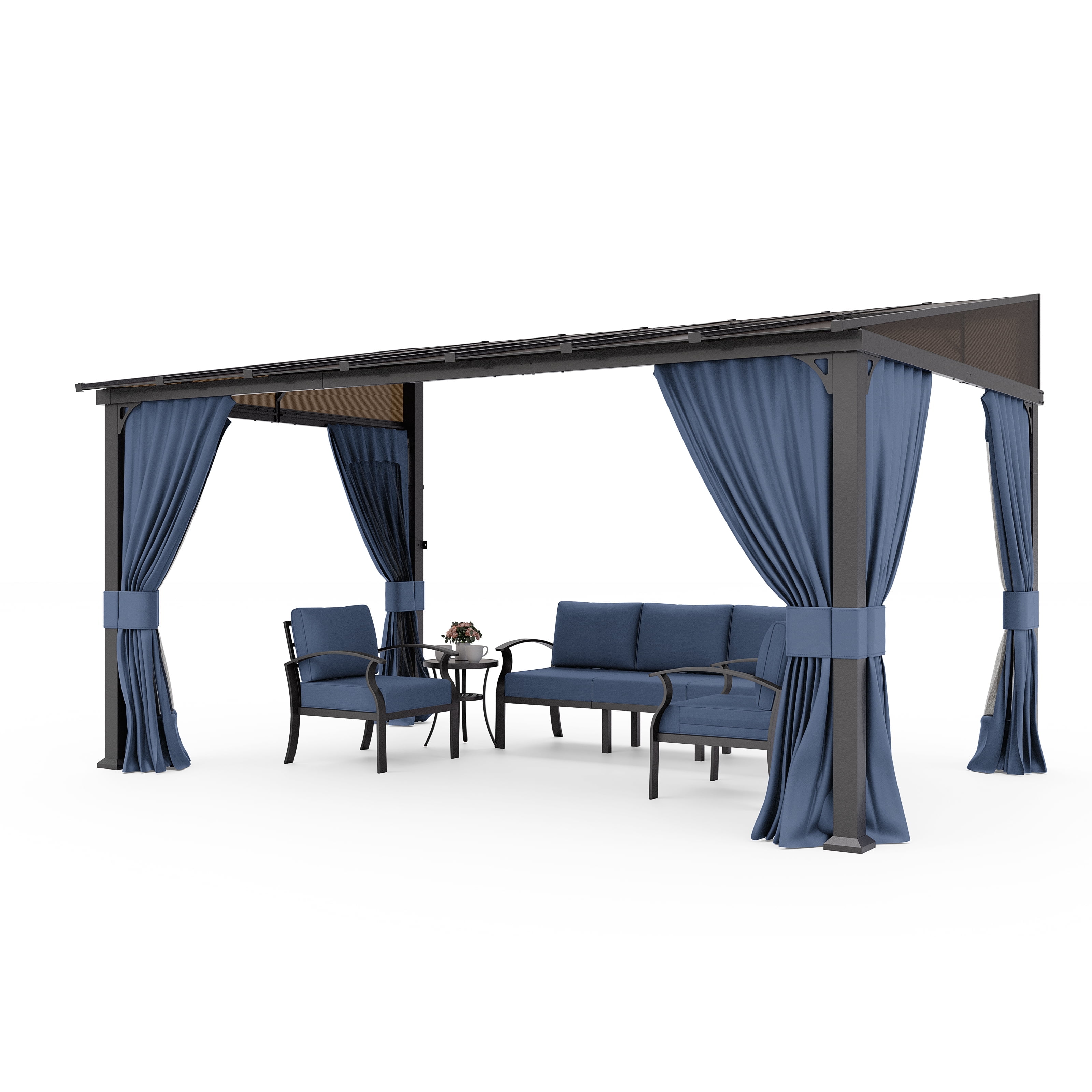 Kullavik 10’ x 14’ Gazebo, screened in gazebo,Outdoor Sunroom,Awnings ...