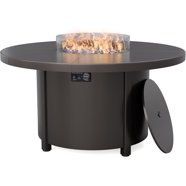Mayfair Lightweight Concrete Outdoor 50,000 BTU Circular Fire Pit (No ...