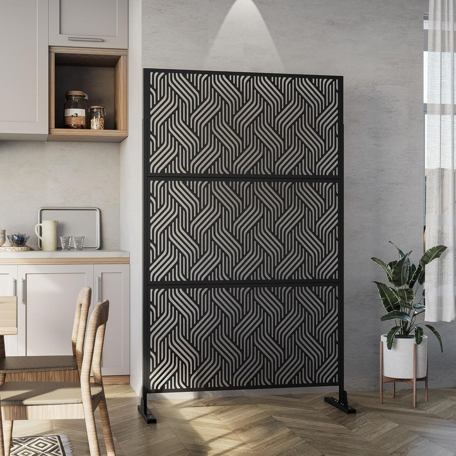 Kullavik Metal Screen Privacy Fence Various Style&Color Select Braid ...