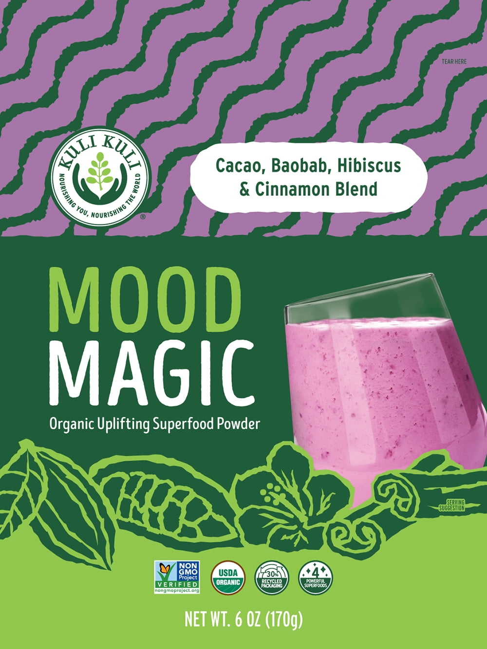 Kulli Kuli Mood Magic Organic Uplifting Superfood Blend - Walmart.com
