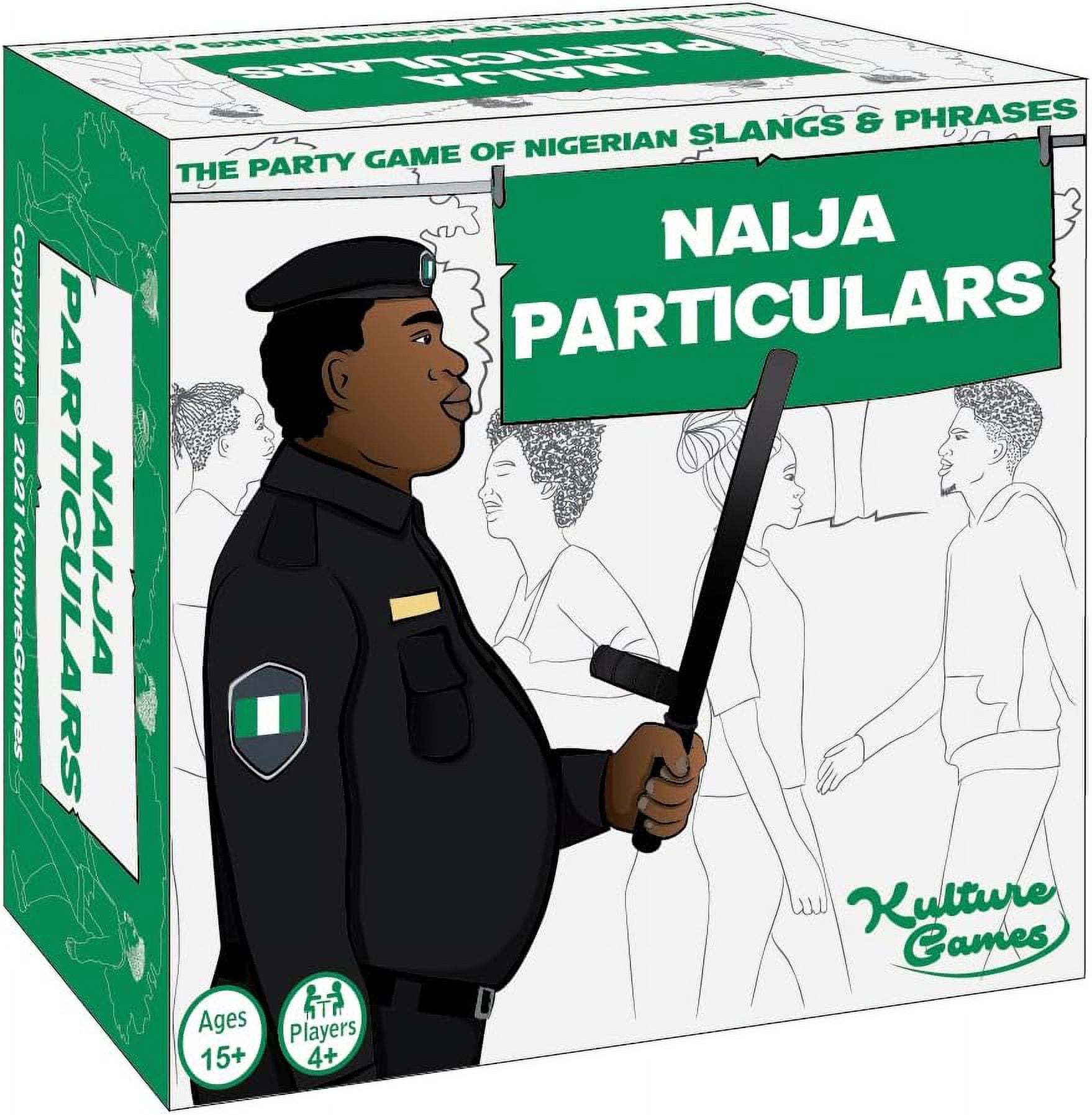 Kulture Games Naija Particulars - The Party Game of Nigerian Slangs and ...