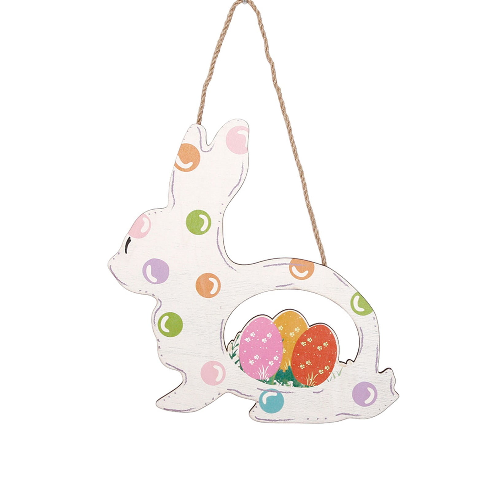 Kulywon Best Sellers!Hangs,Welcome Easter Bunny Logo for Front Door ...