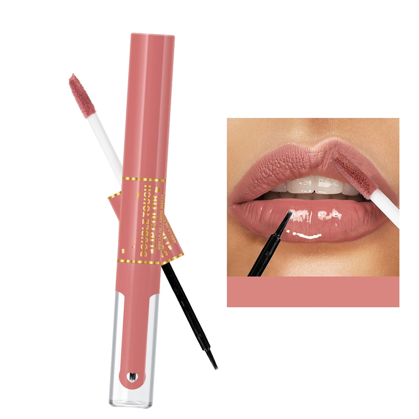 Kulywon Lip Gloss for Women,Lip Gloss 2 in 1 Double-end Lip Gloss Set ... Kulywon Lip Gloss for Women,Lip Gloss 2 in 1 Double-end Lip Gloss Set ...