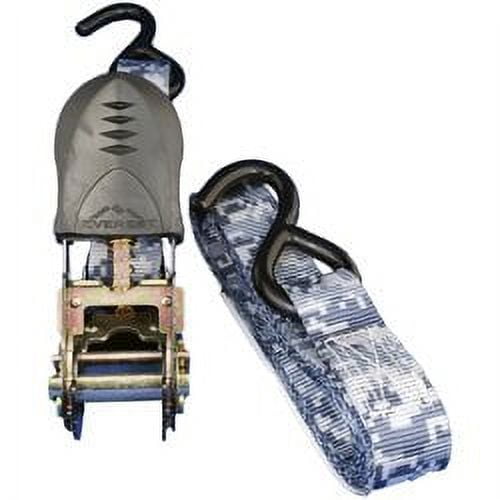 Kuma 1" x 10' Digital Camo Tie-Down Ratchet Straps, 400lbs. WLL, 2 Pack ...