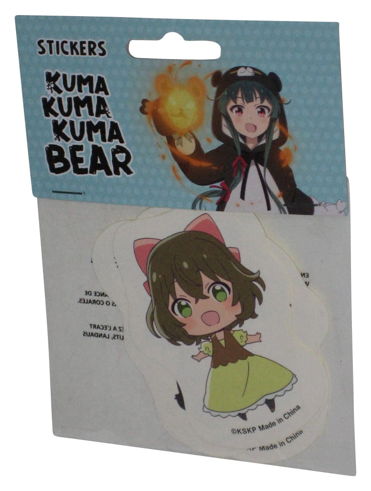 Kuma Kuma Kuma Bear Characters Die-Cut Anime Sticker Pack GE-452030 ...