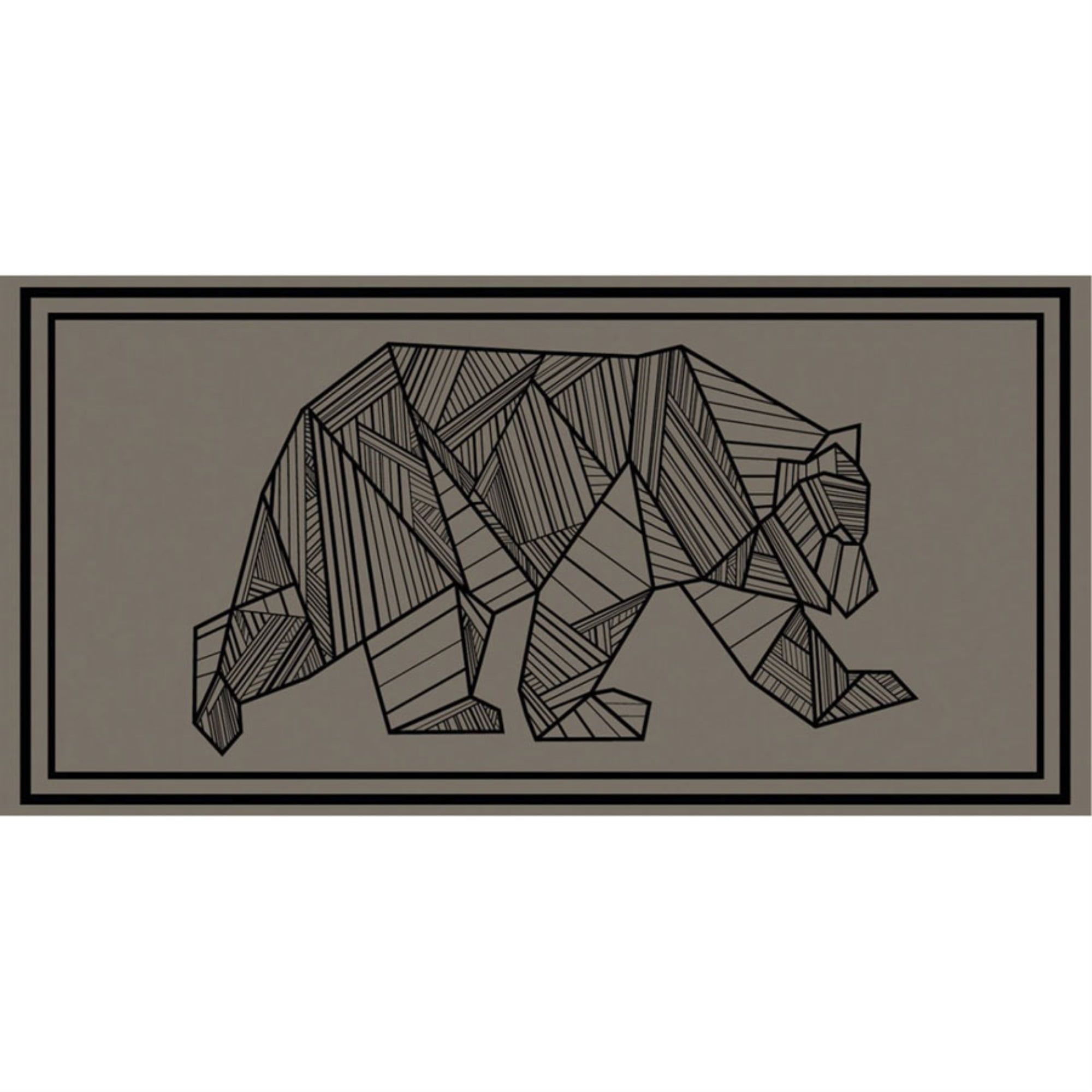 Kuma Outdoor Gear 481-KM-RVMB-BB-18 Outdoor Mat- Bear- 18 X 9- Brown ...