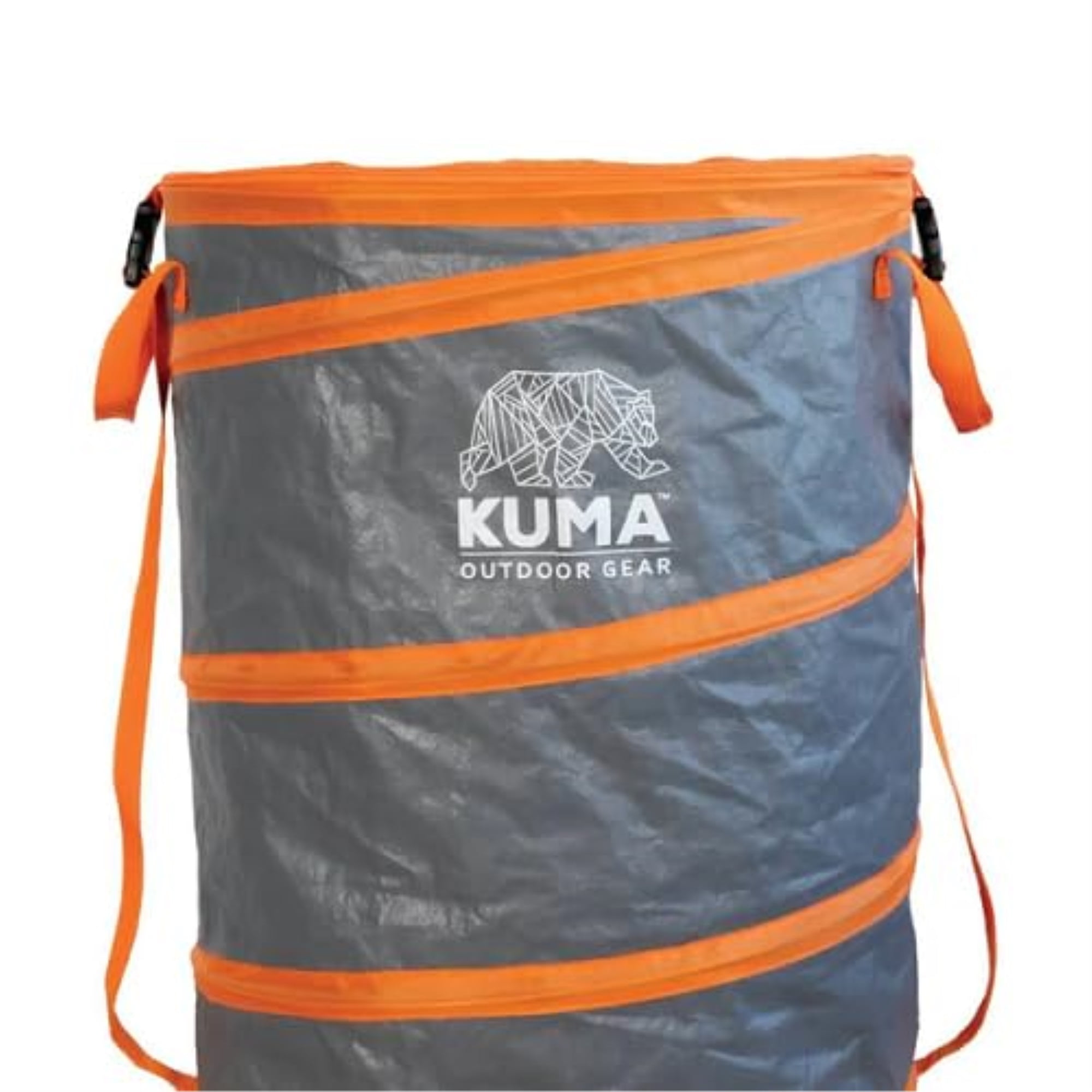 Kuma Outdoor Gear Pop Up Waste Bin Graphite/Orange - Walmart.com