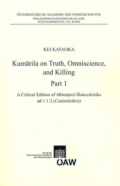 Kumarila on Truht, Omniscience and Killing Part 1, Codanasutra : A ...