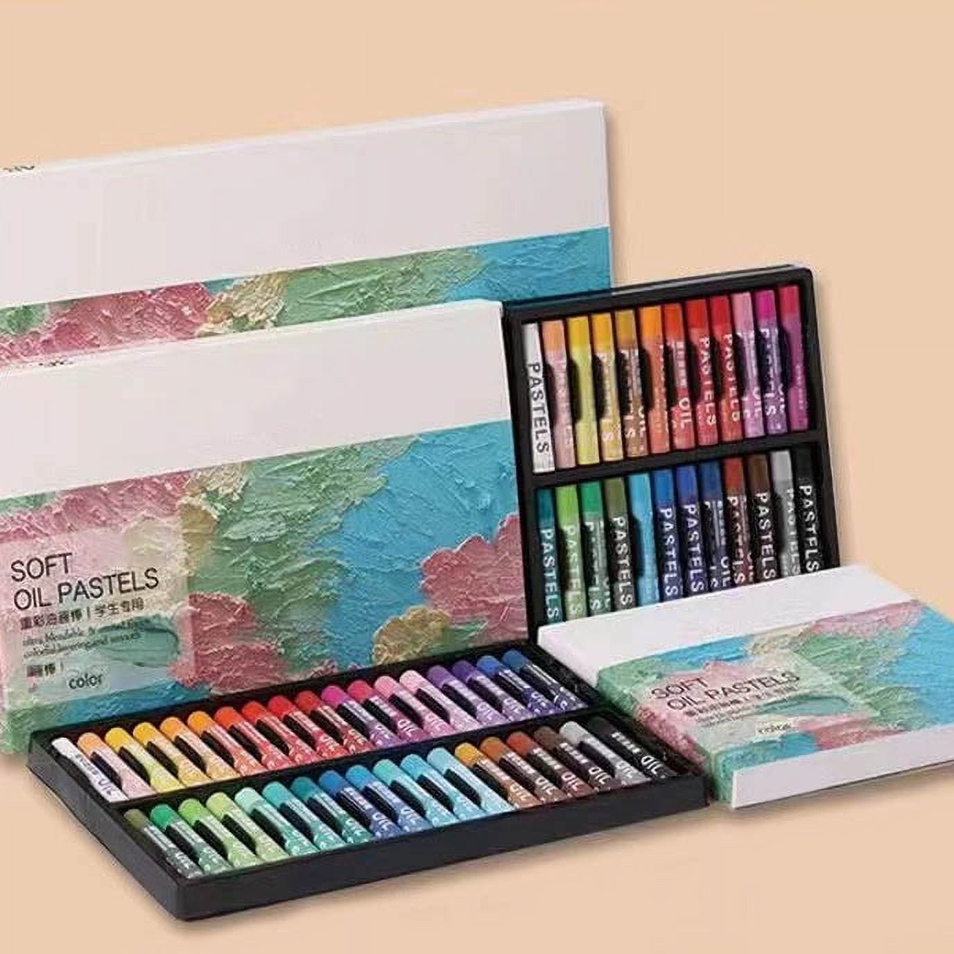 Kumdkd 12-Pack Heavy-Body Oil Pastels, Soft Blending Art Crayons for ...
