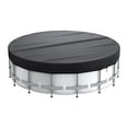 Kumdkd 12FT Circular Winter Swimming Pool Cover for Above Ground Pool ...