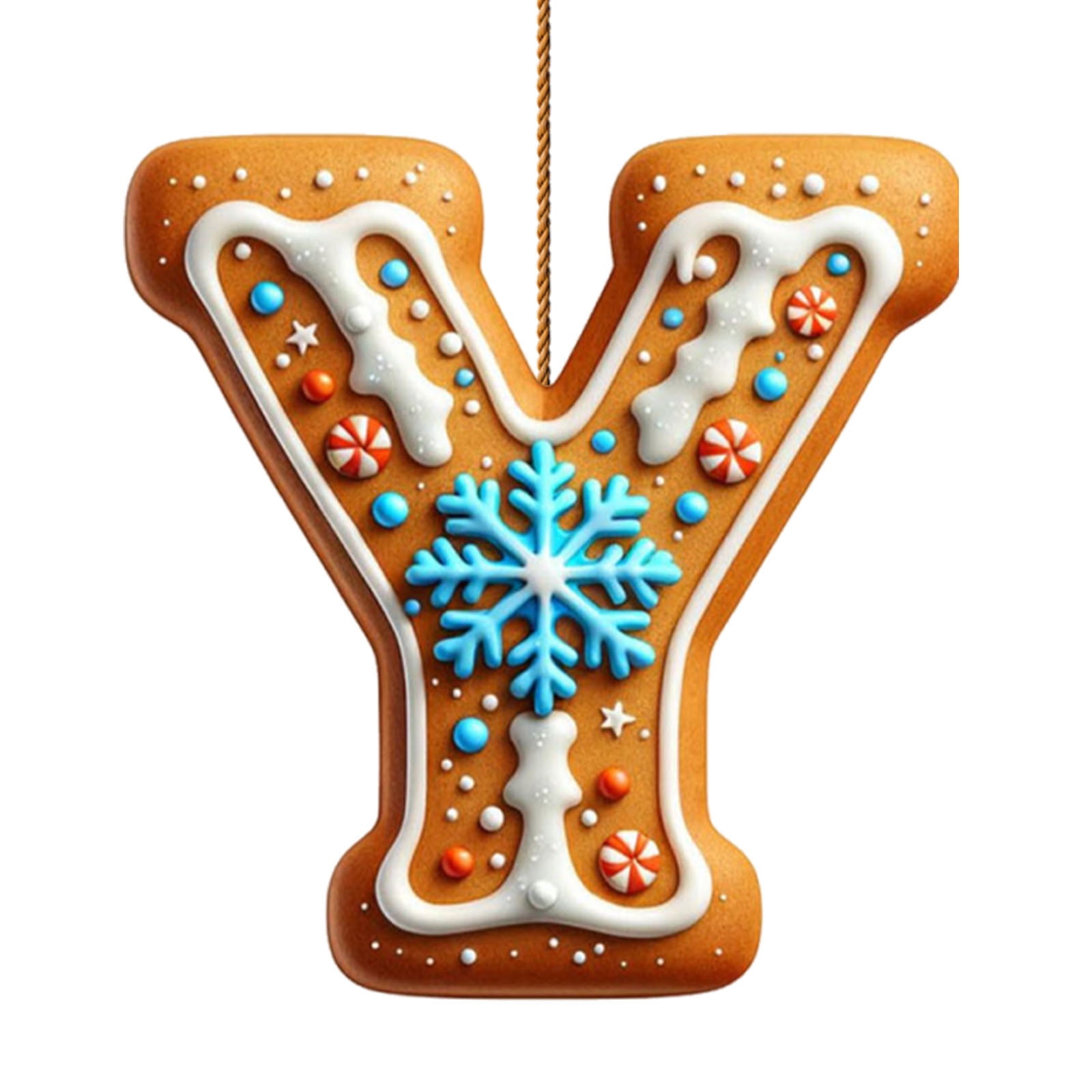 Kumdkd 26 Letters Christmas Tree Ornaments, Personalized Acrylic ...