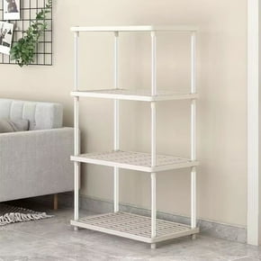 White Plastic Shelves