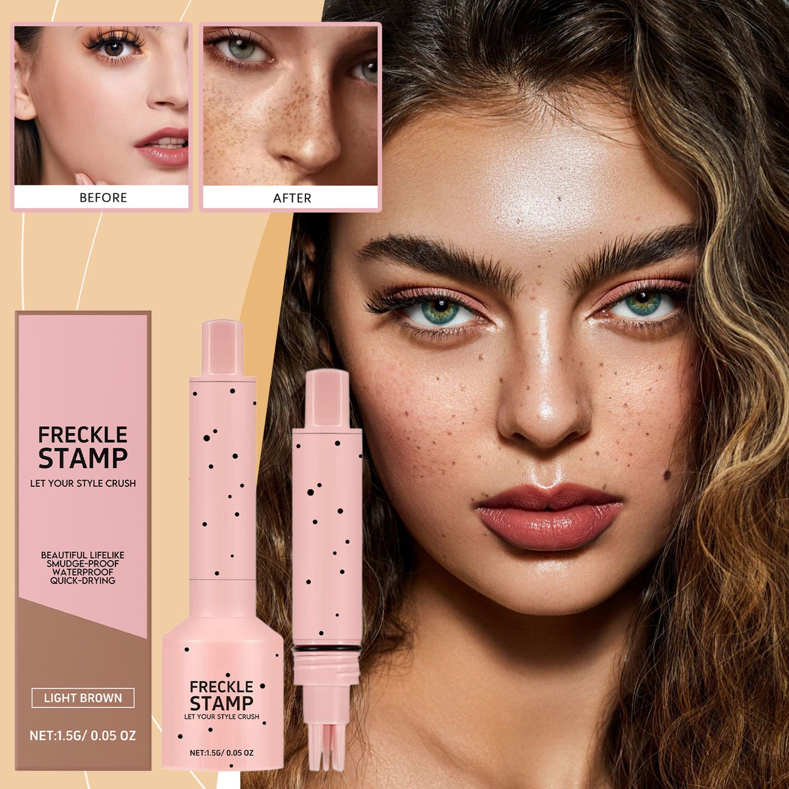 Kumdkd Faux Freckles Pen - Waterproof & Sweat Proof Natural Looking ...