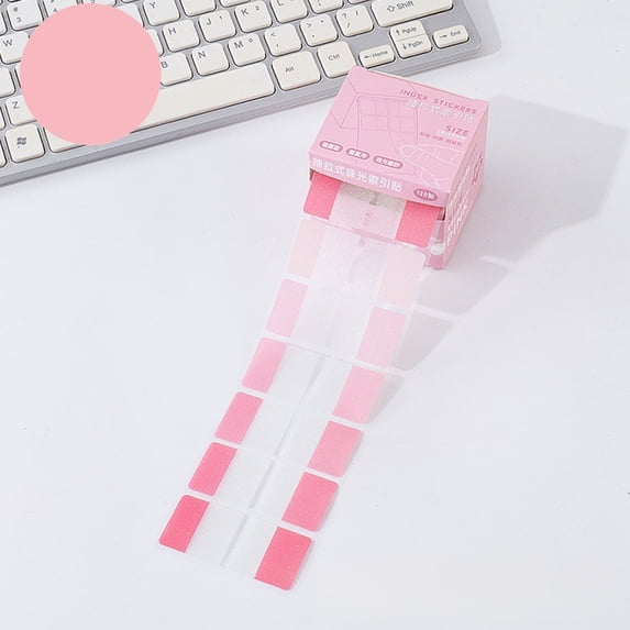Kumdkd Pull-Out Index Tabs, Pearl Finish Sticky Notes Labels for Office ...