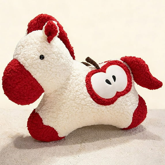 Kumdkd Red Horse Shaped Pillow 21.65x15.75in, Irregular Lunar New Year ...