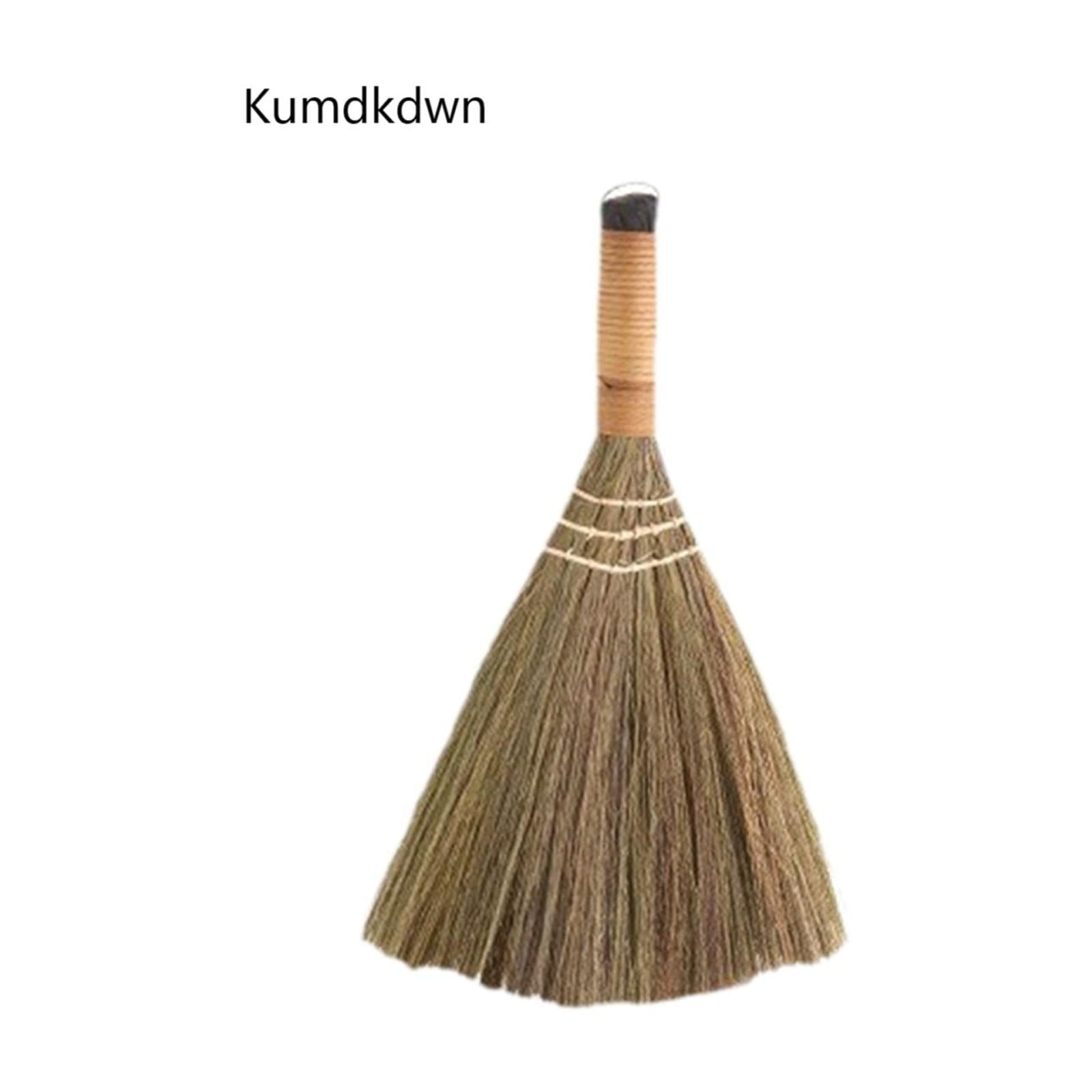 Kumdkdwn Natural Straw Broom - Mini Handheld Sweeper for Dust, Pet Hair ...