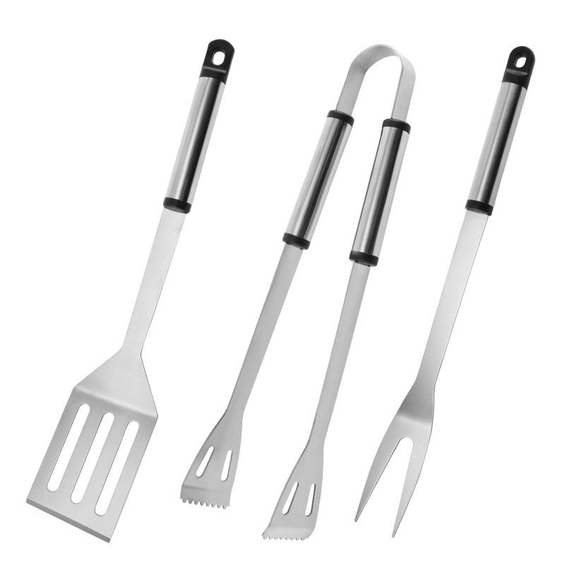 Kumdkdwn Stainless Steel Barbecue Tool Set – 3‑Piece Grill Fork ...