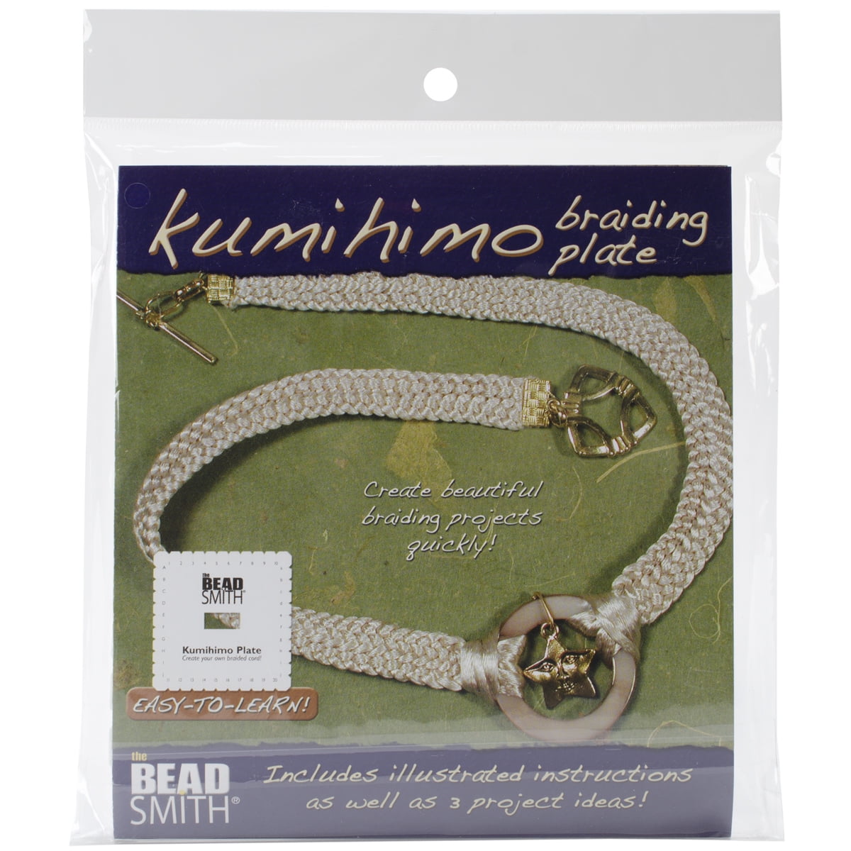 Kumihimo Disk, 6", Square with English Instructions - Walmart.com