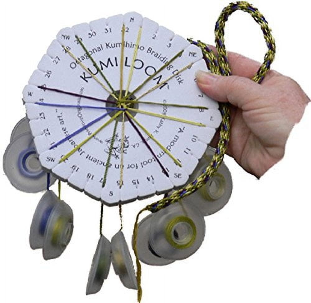 Kumiloom(Tm) And Kumiloom(Tm) Mini Two Disk Set The Only Kumihimo Looms Designed For Both Round ...