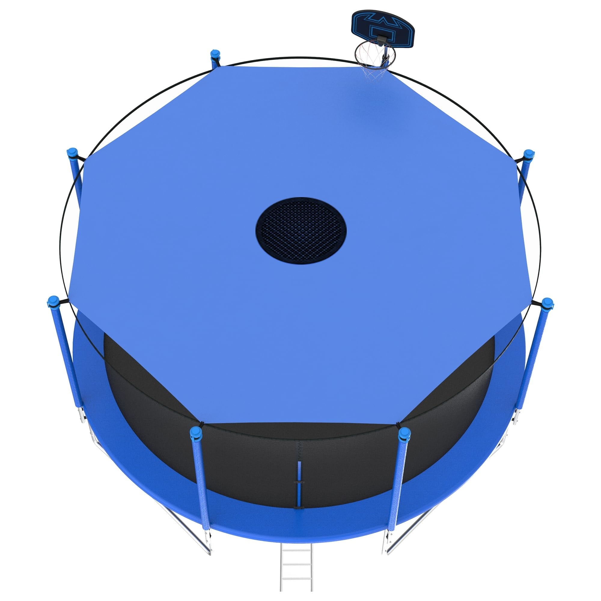Kumix Trampoline 1500LBS 16 FT Trampoline for 7-10 Kids and Adults ...