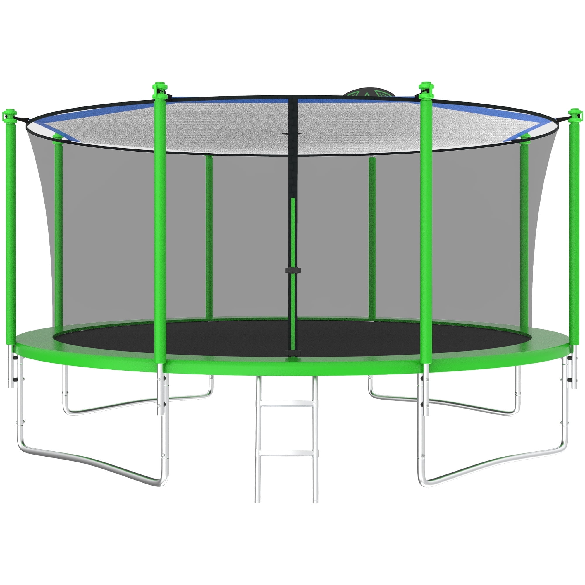 Kumix Trampoline with Sun Cover for Kids and Adults, 1400LBS 14FT ...
