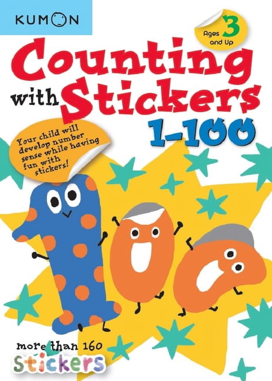 Kumon Counting with Stickers 1-100, (Paperback) - Walmart.com
