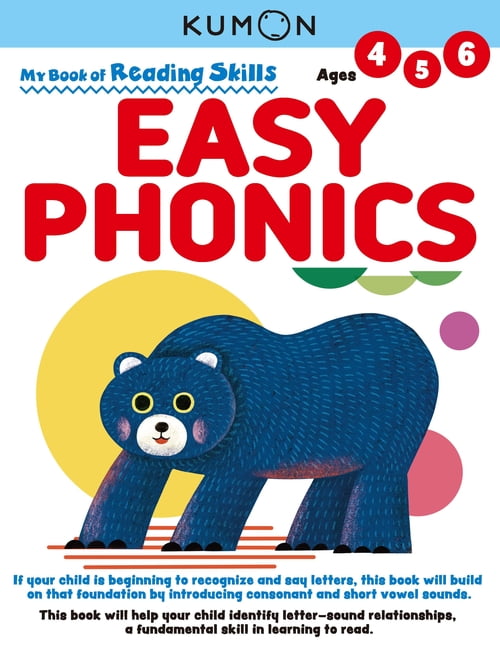 Kumon My Bk of Reading Skills: Easy Phonics, (Paperback) - Walmart.com