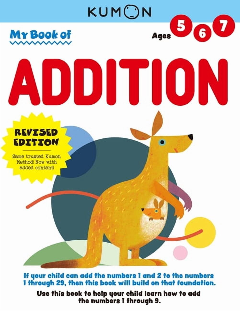 Kumon My Book of Addition: Revised Ed, (Paperback) - Walmart.com