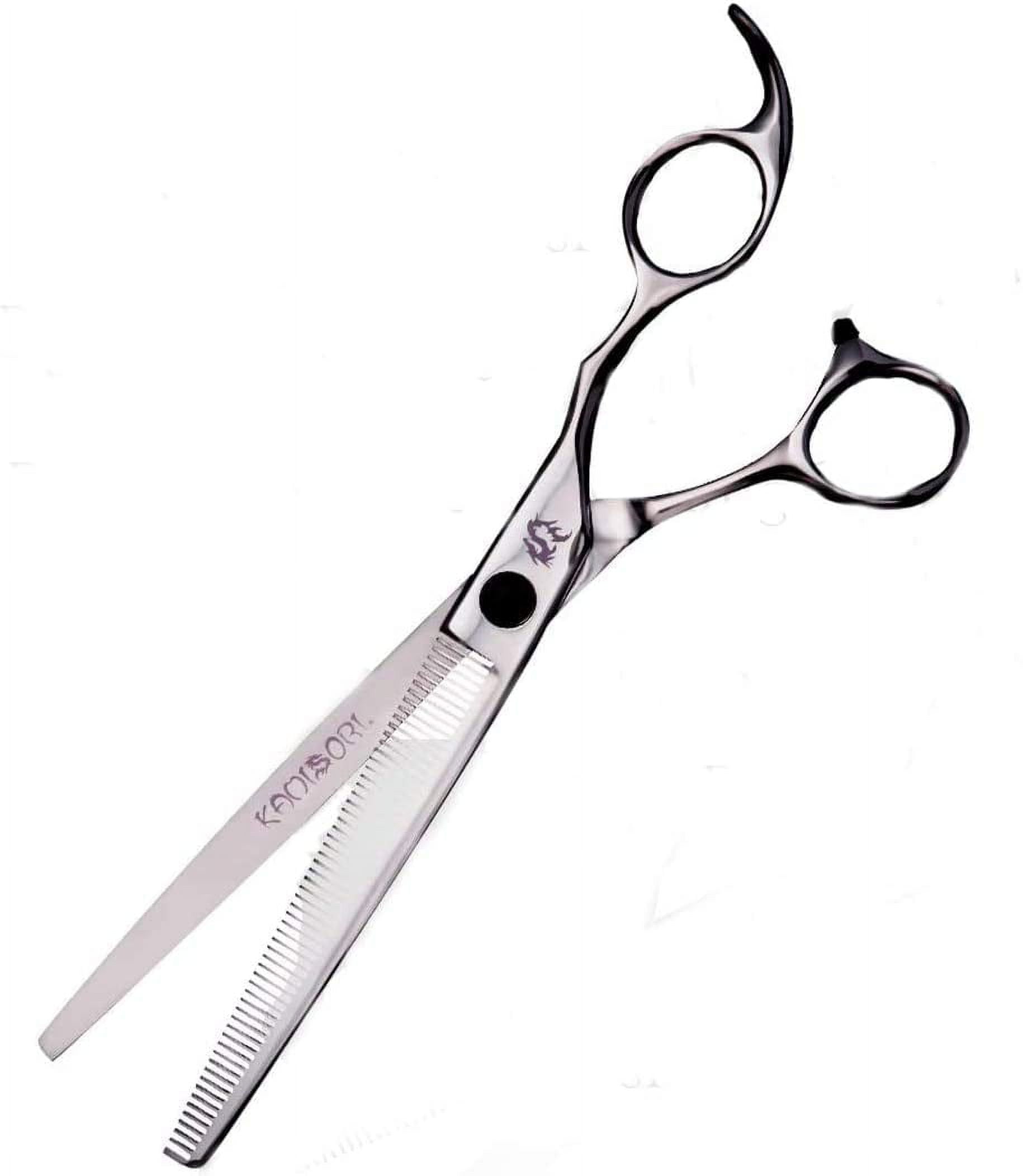 Kumori 7.5" 60 Teeth Pro Pet Thinning Texturizing Grooming Thinning ...