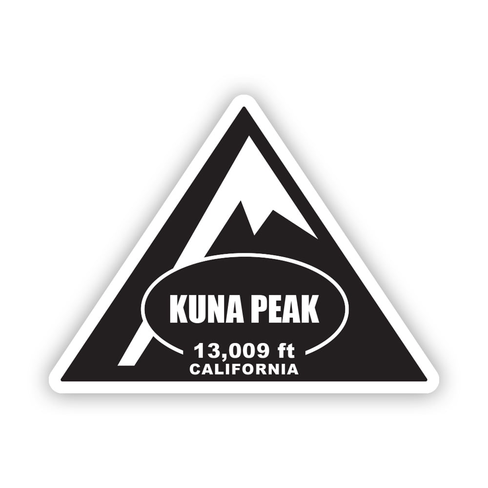 Kuna Peak Sticker Decal - Self Adhesive Vinyl - Weatherproof - Made in ...