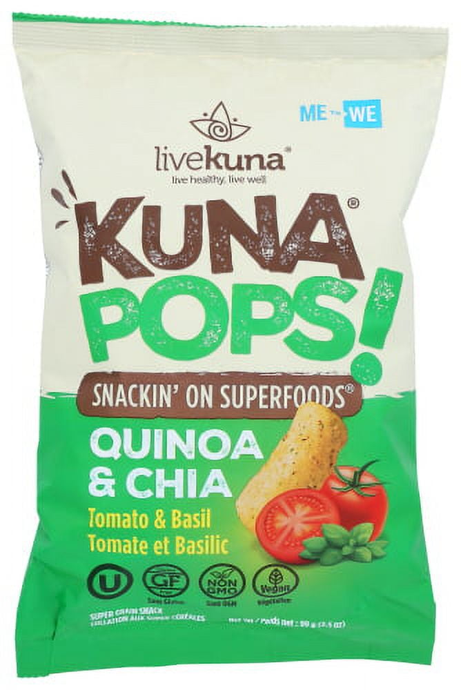 Kuna Pops - Quinoa & Chia Snacks, 3.5oz | Multiple Flavors - Walmart.com