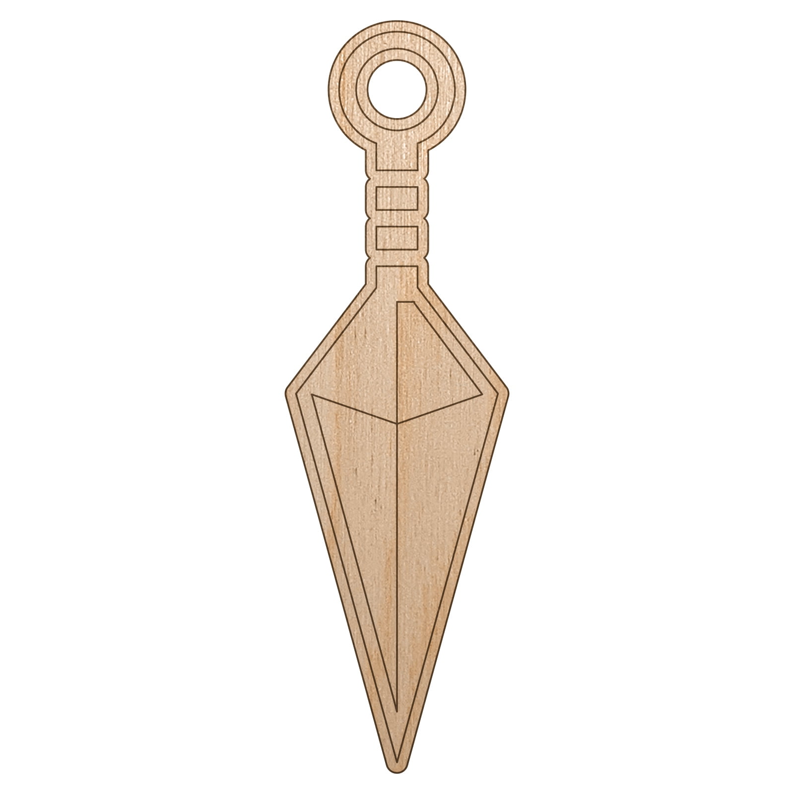Kunai Ninja Weapon Wood Shape Unfinished Piece Cutout Craft DIY ...
