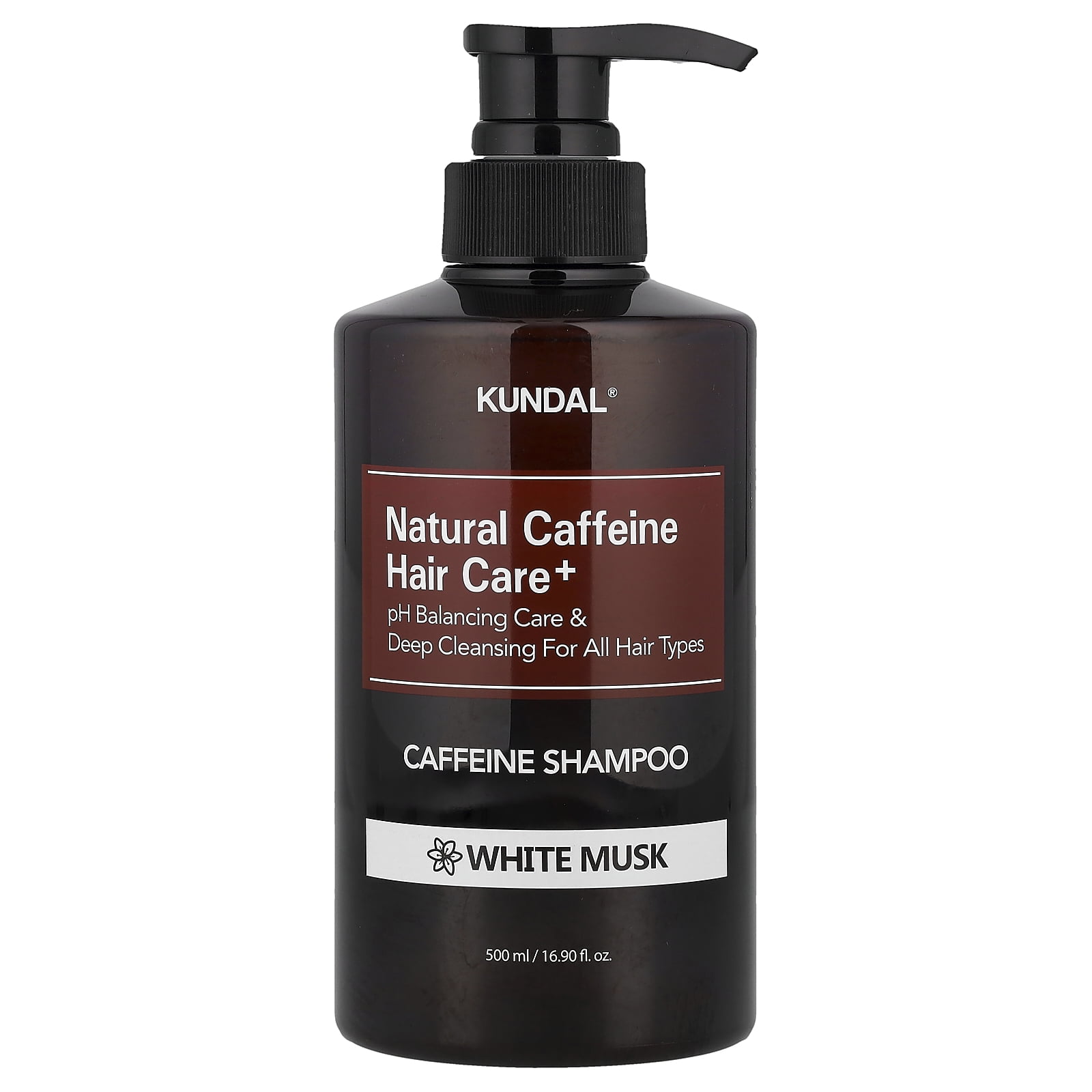 Kundal Natural Caffeine Hair Care+ Shampoo, For All Hair Types, White ...