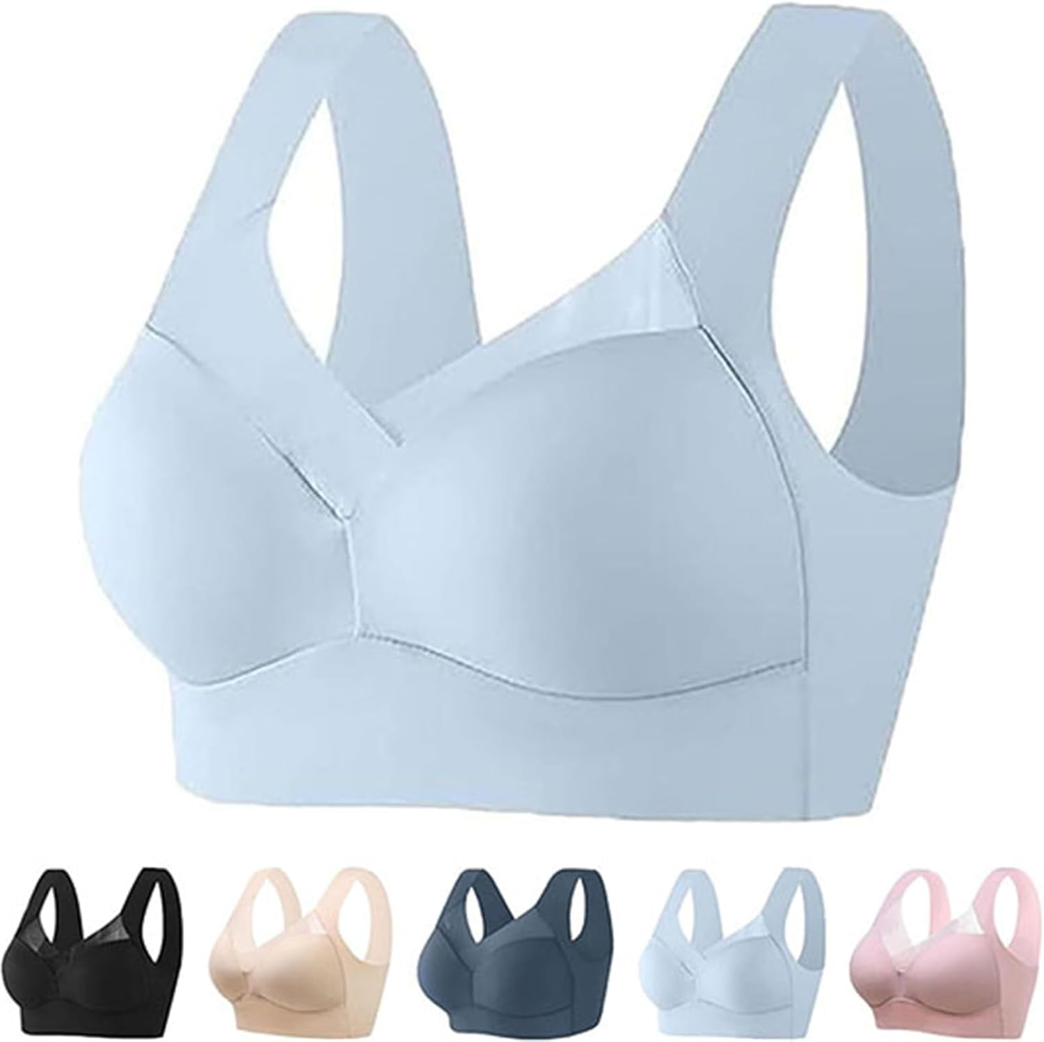 Kundies Bra, Sarapick Bras for Women, Seamless Sexy Push Up Wireless ...