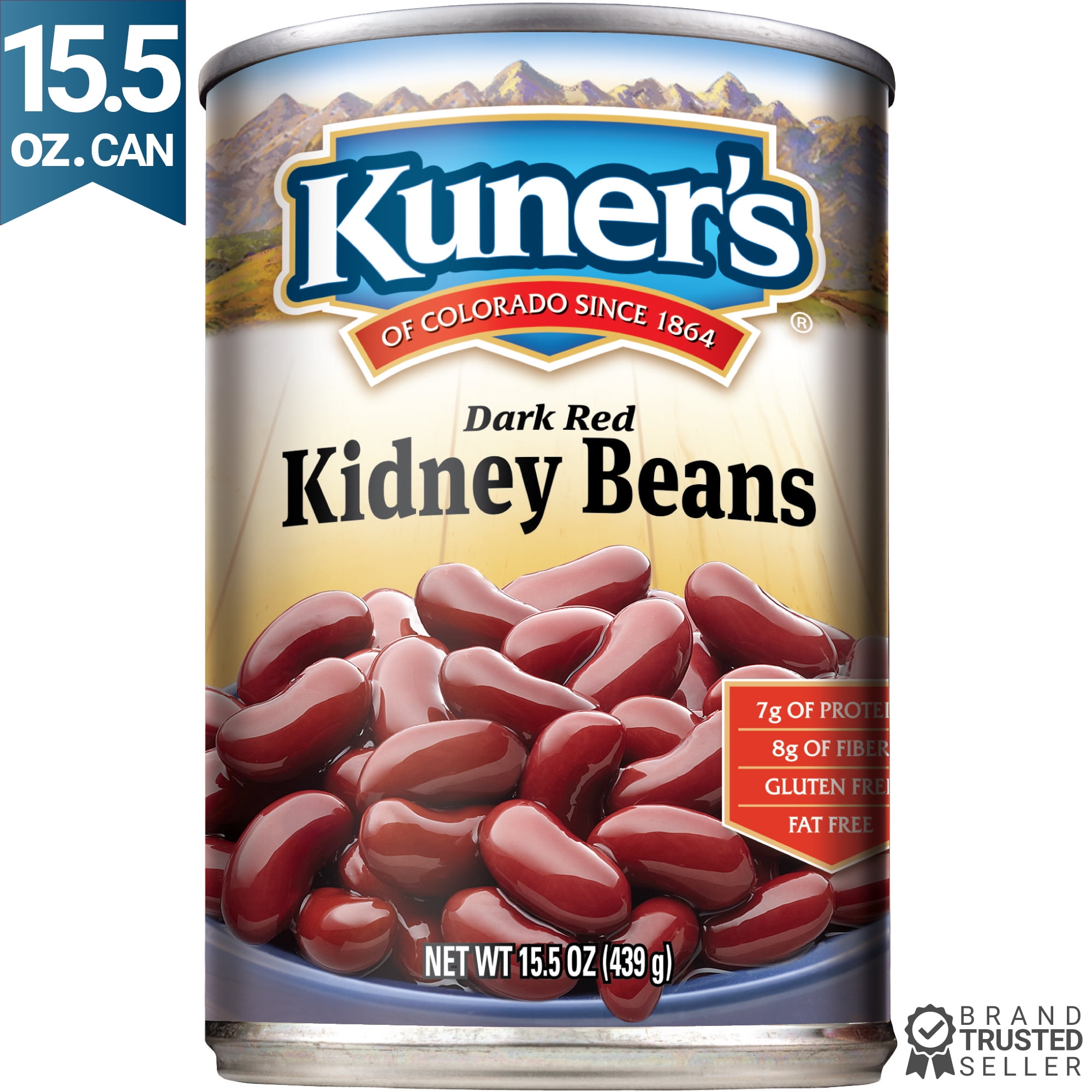 Kuner's Dark Red Kidney Beans 15.5 oz. Can - Walmart.com