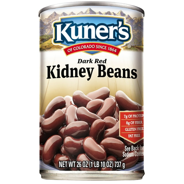 Kuner's Dark Red Kidney Beans 26 oz. Can - Walmart.com