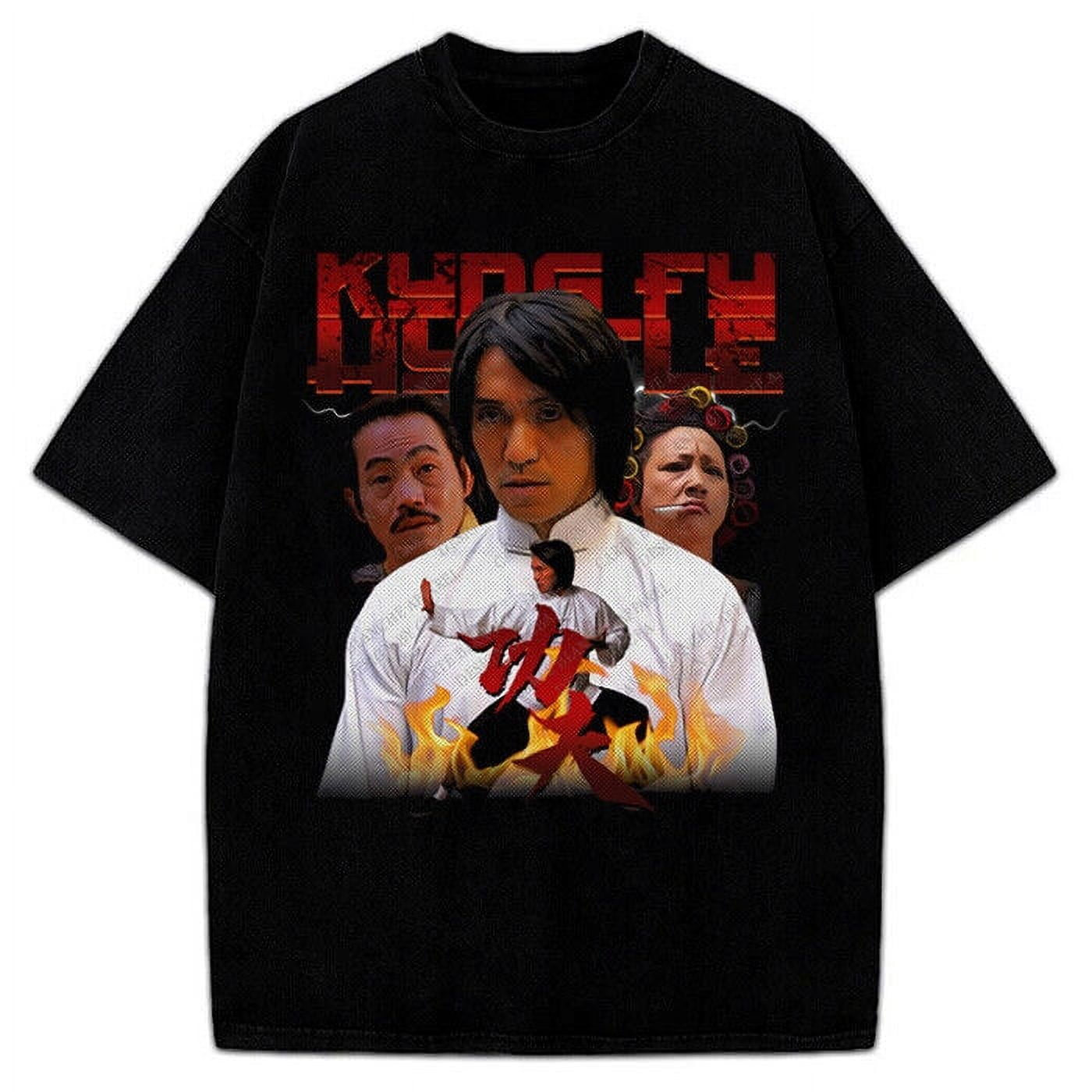 Kung Fu Hustle 功夫 Stephen Chow Hong Kong Vintage Style 90's 周星馳 T-Shirt ...