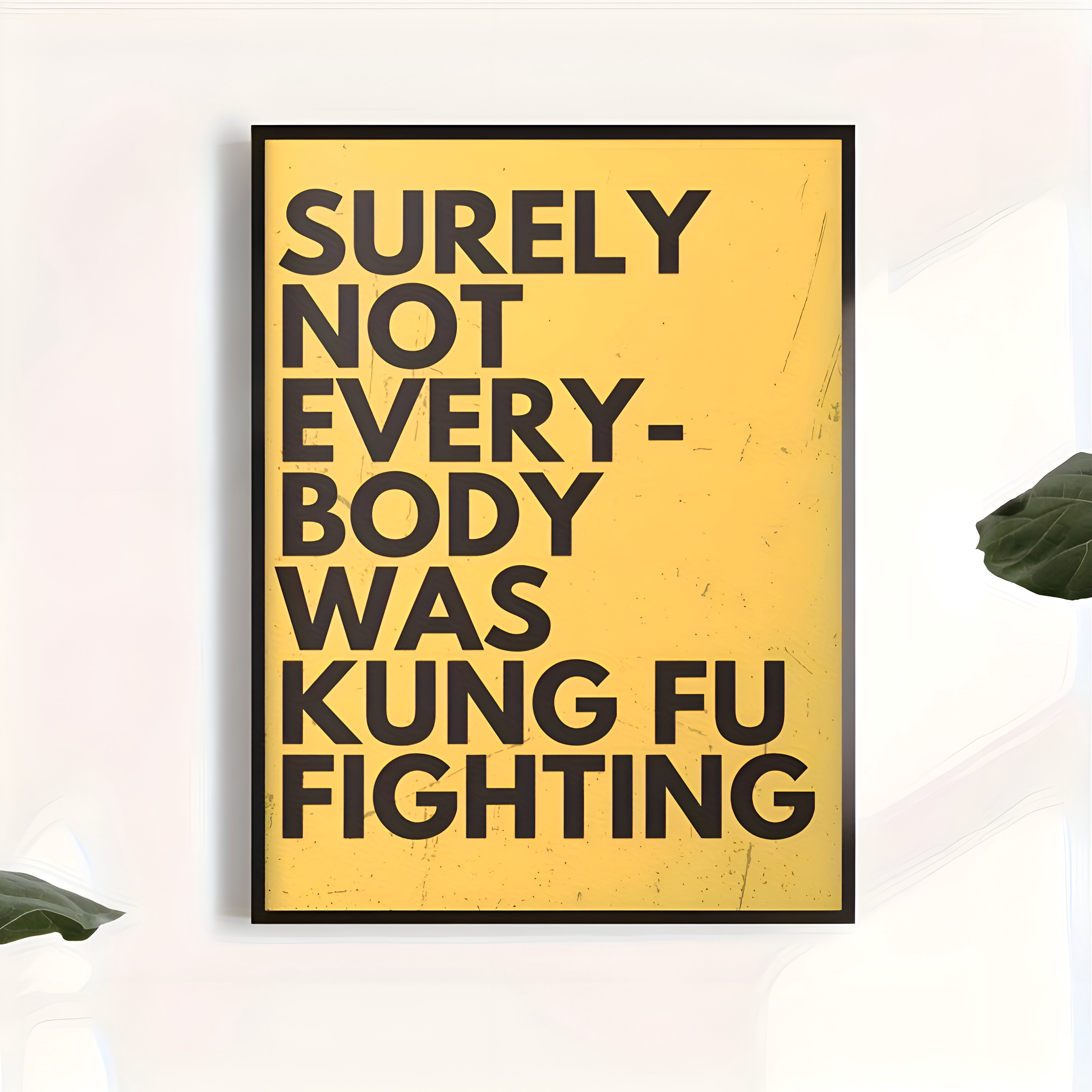 Kung Fu Lettering Chinese Calligraphy Wall Art Alphabet Typography ...