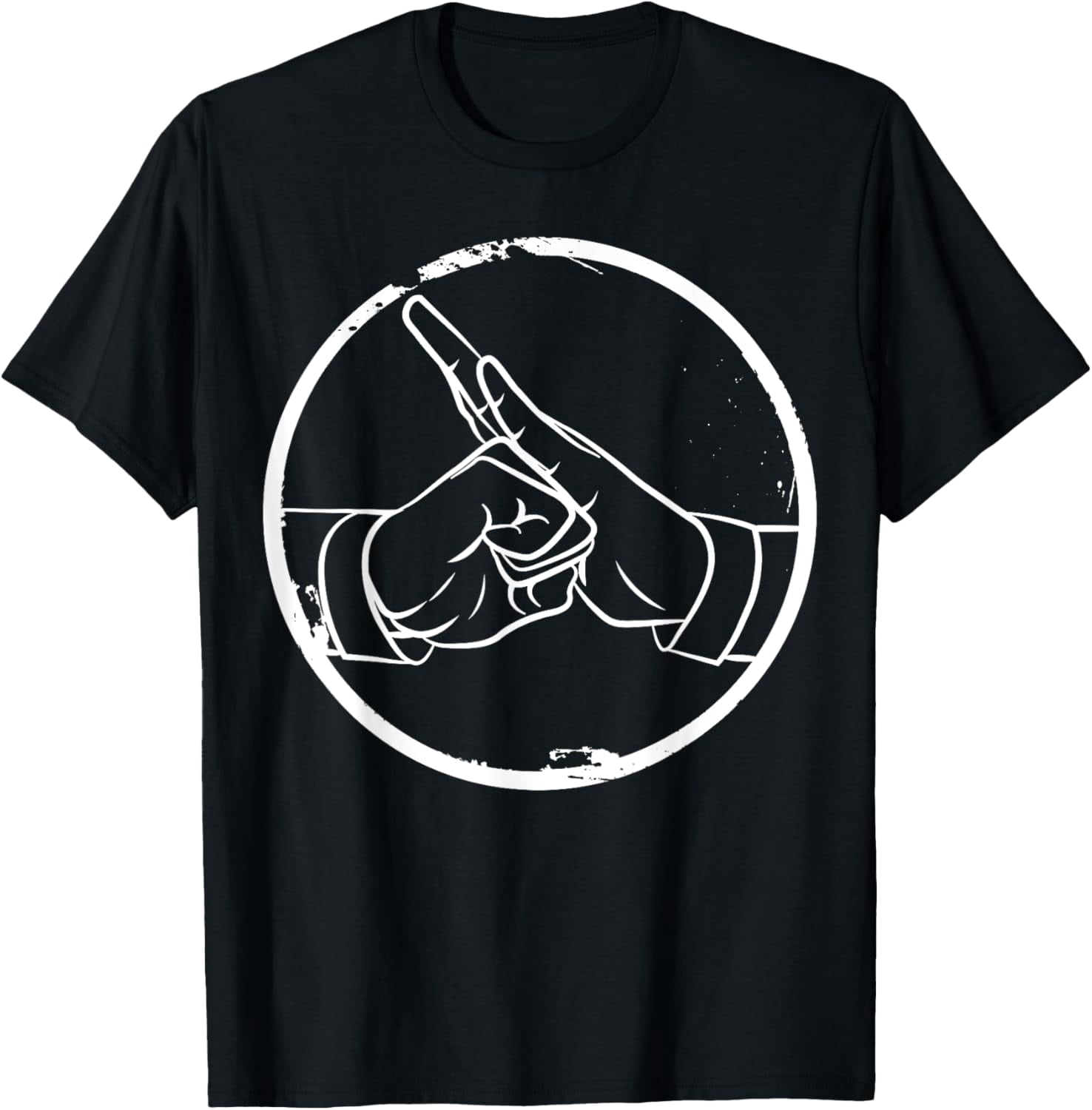 Kung Fu Martial Art Shaolin Monk Hand Salute T-Shirt - Walmart.com