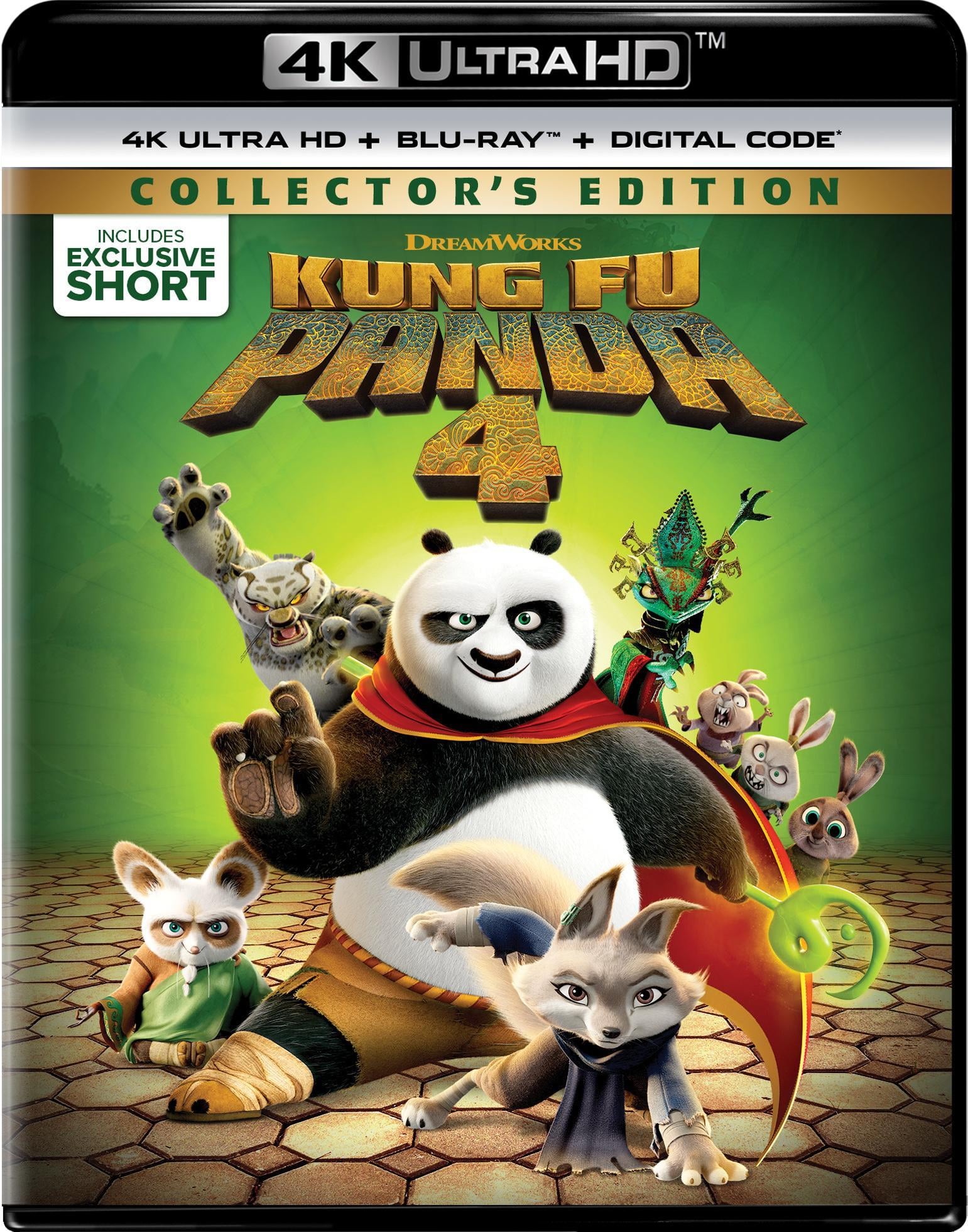 Kung Fu Panda 4 (4K Ultra HD + Blu-ray + Digital Copy) - Walmart.com