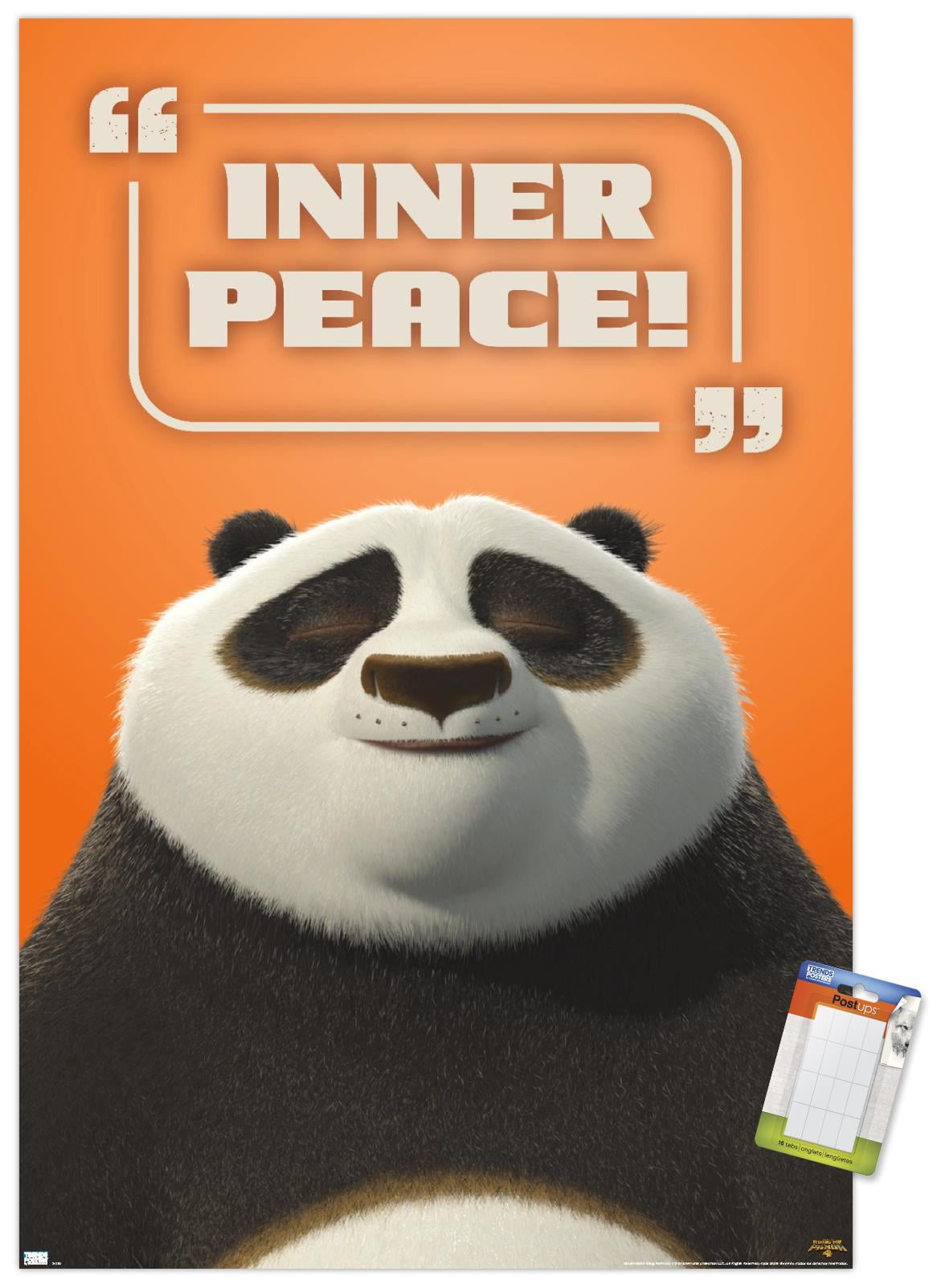 Kung Fu Panda 4 - Inner Peace Wall Poster, 14.725" x 22.375" - Walmart.com