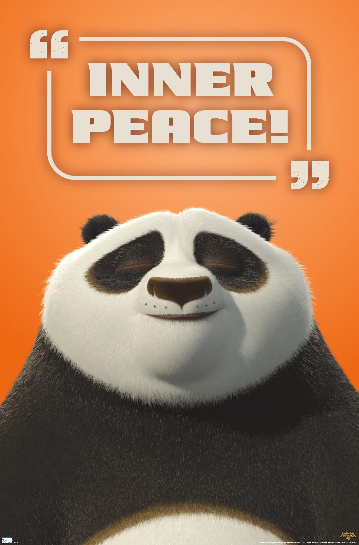 Kung Fu Panda 4 - Inner Peace Wall Poster, 14.725" x 22.375" - Walmart.com