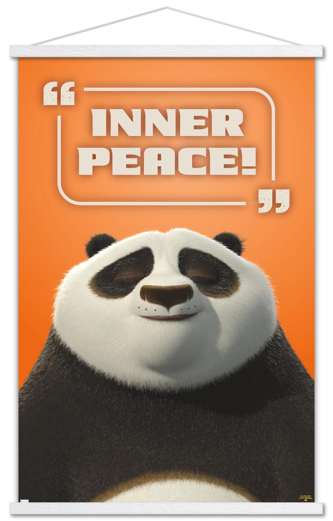 Kung Fu Panda 4 - Inner Peace Wall Poster with Magnetic Frame, 22.375 ...