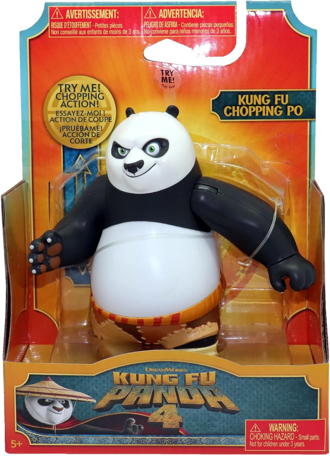 Kung Fu Panda 4 Kung Fu Chopping Po Figure - Walmart.com