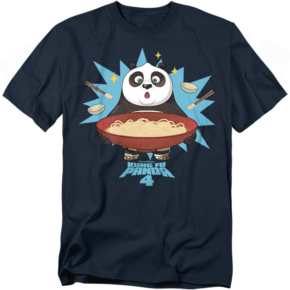 Kung Fu Panda 4 T-Shirt Po And Pasta Unisex Graphic Tee for Men & Women ...