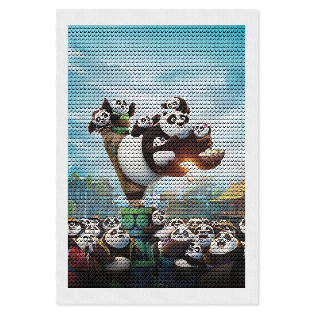 Kung Fu Panda Diamond Art Kits for Adults Diamond Art Gem Art Painting ...