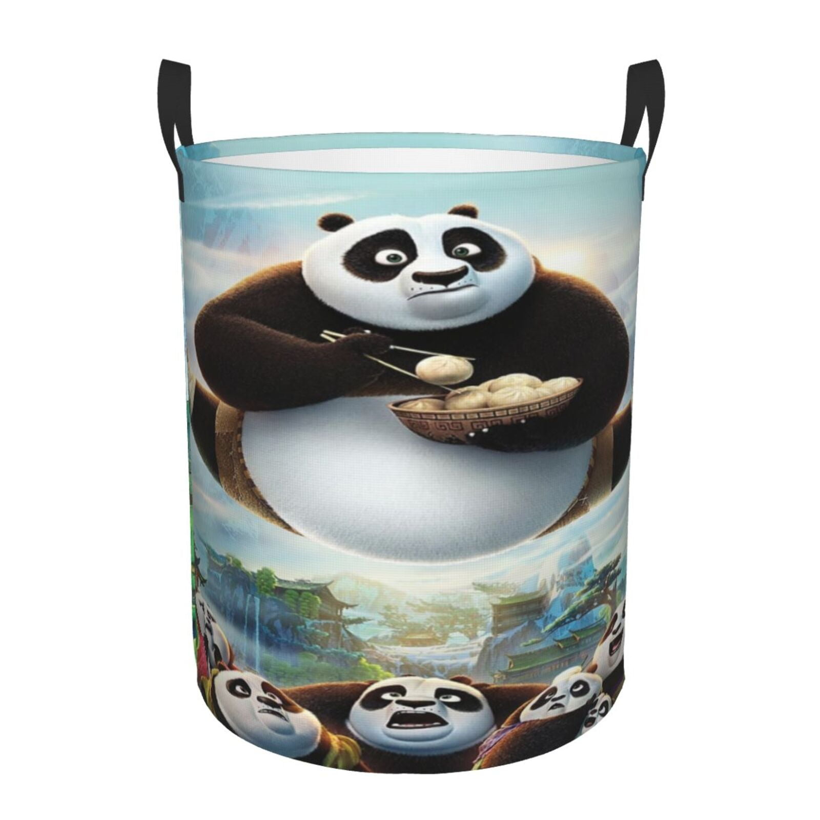 Kung Fu Panda Laundry Basket, Waterproof Laundry Hamper, Lightweight ...