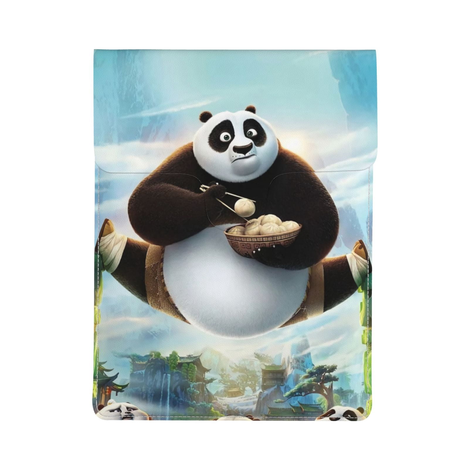 Kung Fu Panda Leather Laptop Sleeve Computer Case Notebook Cover -13 ...