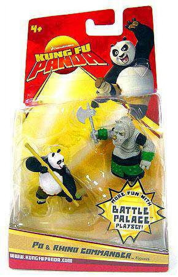 Kung Fu Panda Po & Rhino Commander Mini Figure 2-Pack - Walmart.com